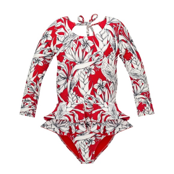 MOLA MOLA | Swim | Mola Mola Pauli One Piece Long Sleeve Swimsuit ...